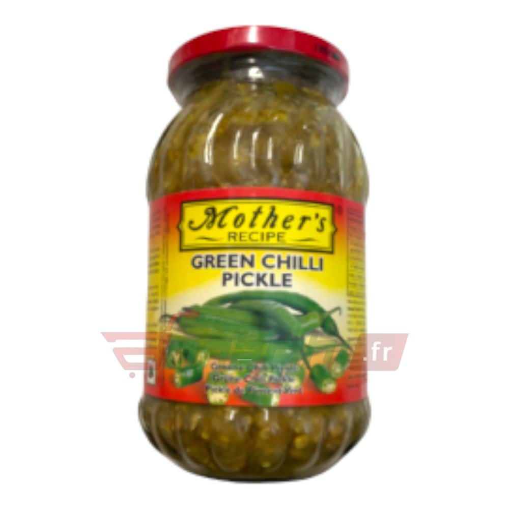 MOTHER'S GREEN CHILLI PICKLE - 500g - Annachi Supermarket