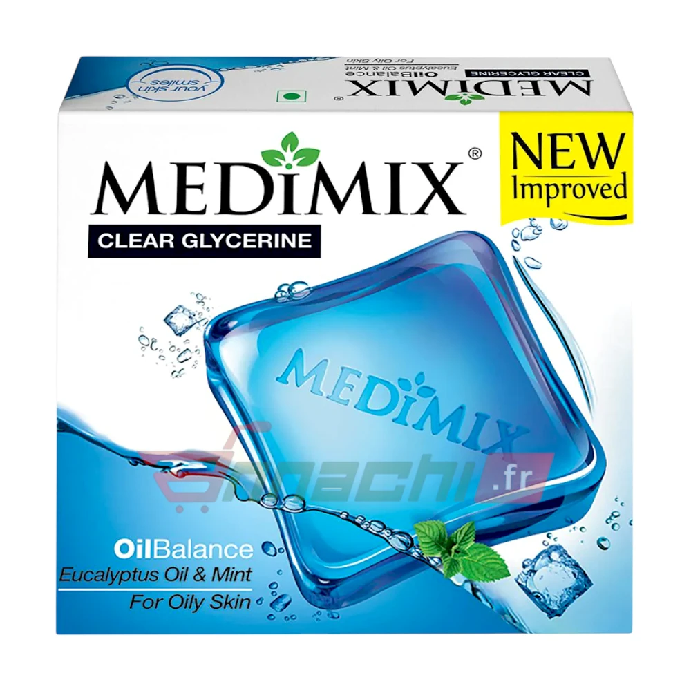 MEDIMIX CLEAR GLYCERINE OIL BALANCE SOAP - 100g - Annachi Supermarket