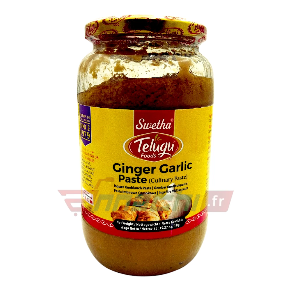 TELUGU FOODS GINGER GARLIC PASTE - 1Kg - Annachi Supermarket