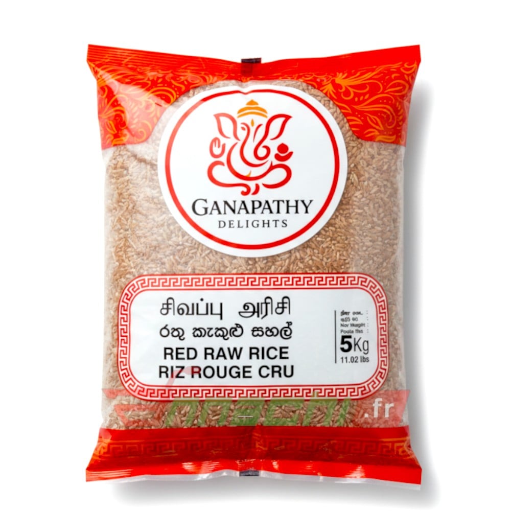 GANAPATHY DELIGHT'S RED RAW RICE - 1Kg - Annachi Supermarket